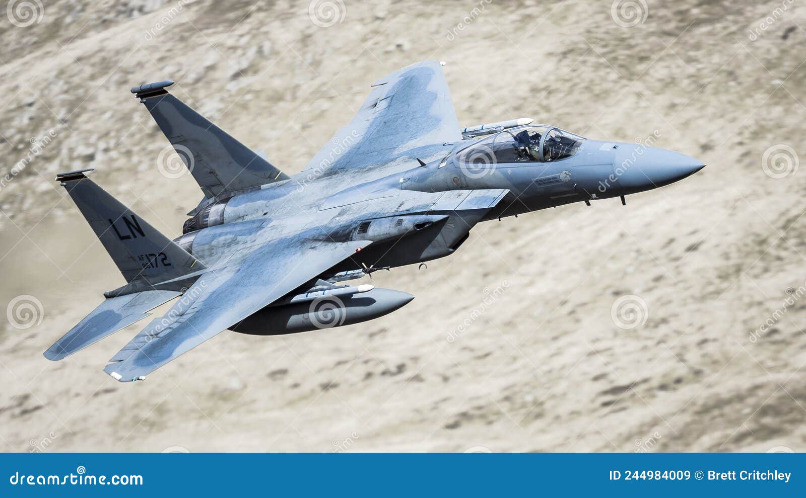 F15 C Grim Reaper in Flight 493rd USAF Retires March 2022 Military Jet ...