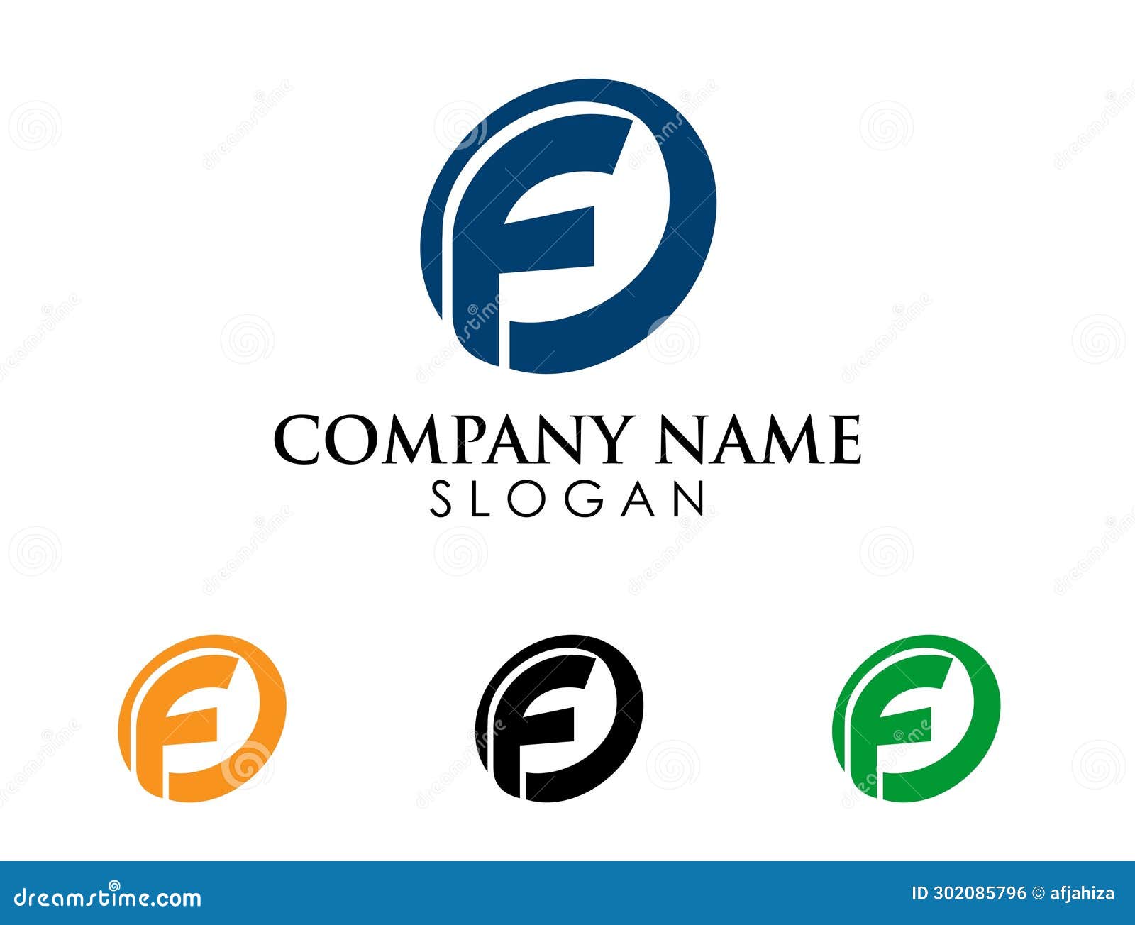 F circle font logo 2 stock vector. Illustration of concept - 302085796