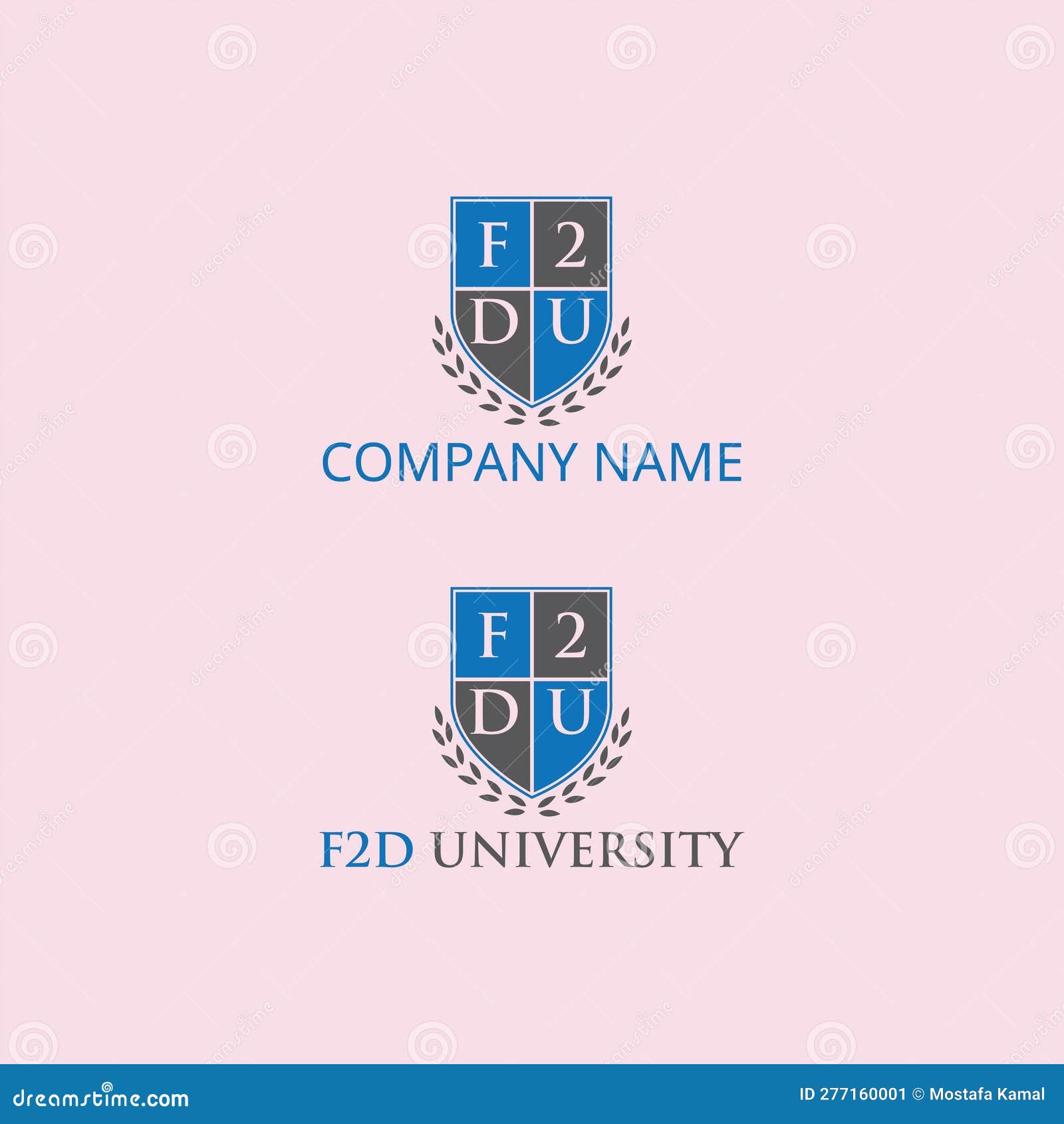 F2D University stock vector. Illustration of presentation - 277160001