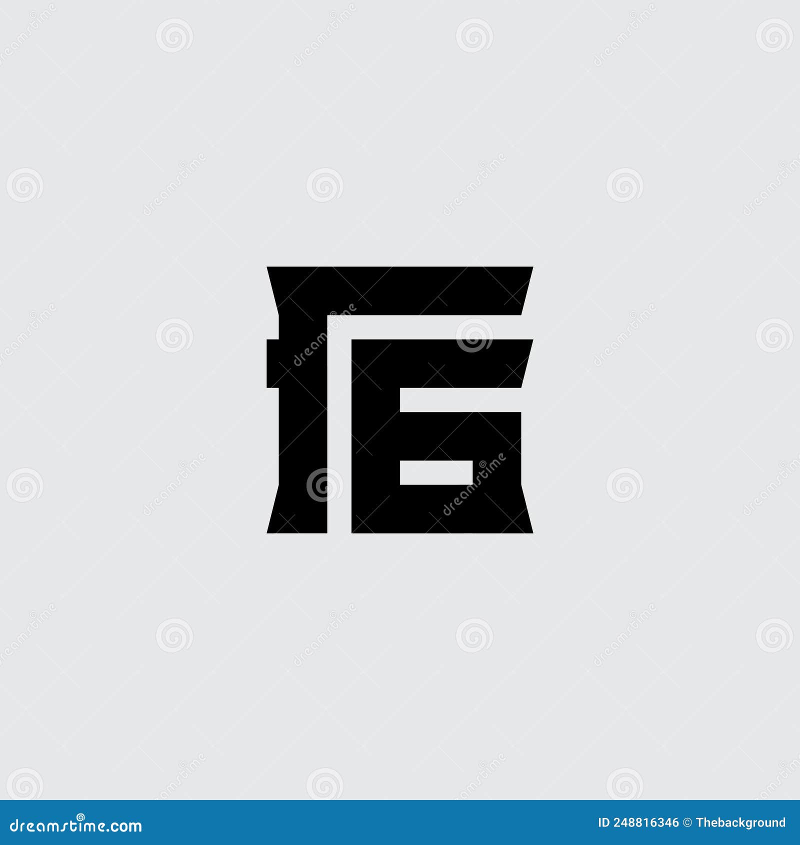 F6 - Design Element or Icon. Letter F and Number 6 - Logo Stock Vector ...