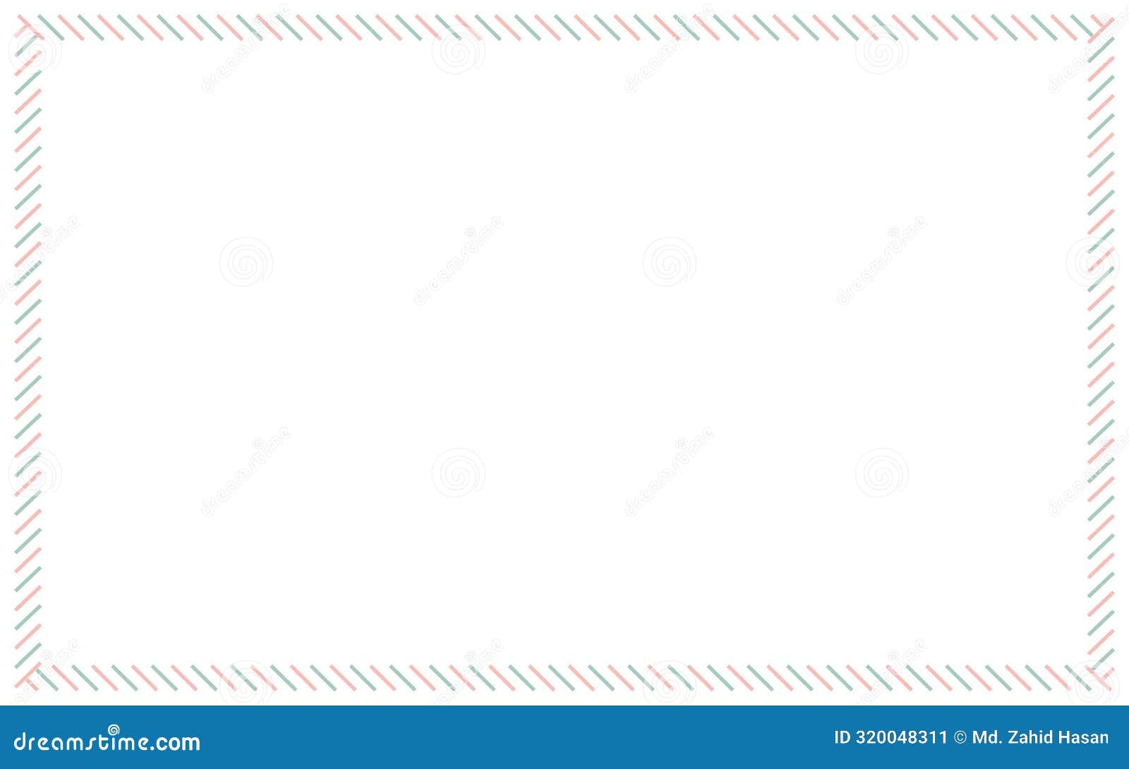 Envelope Frame Design Decorative Ornamental Border Vector Background ...