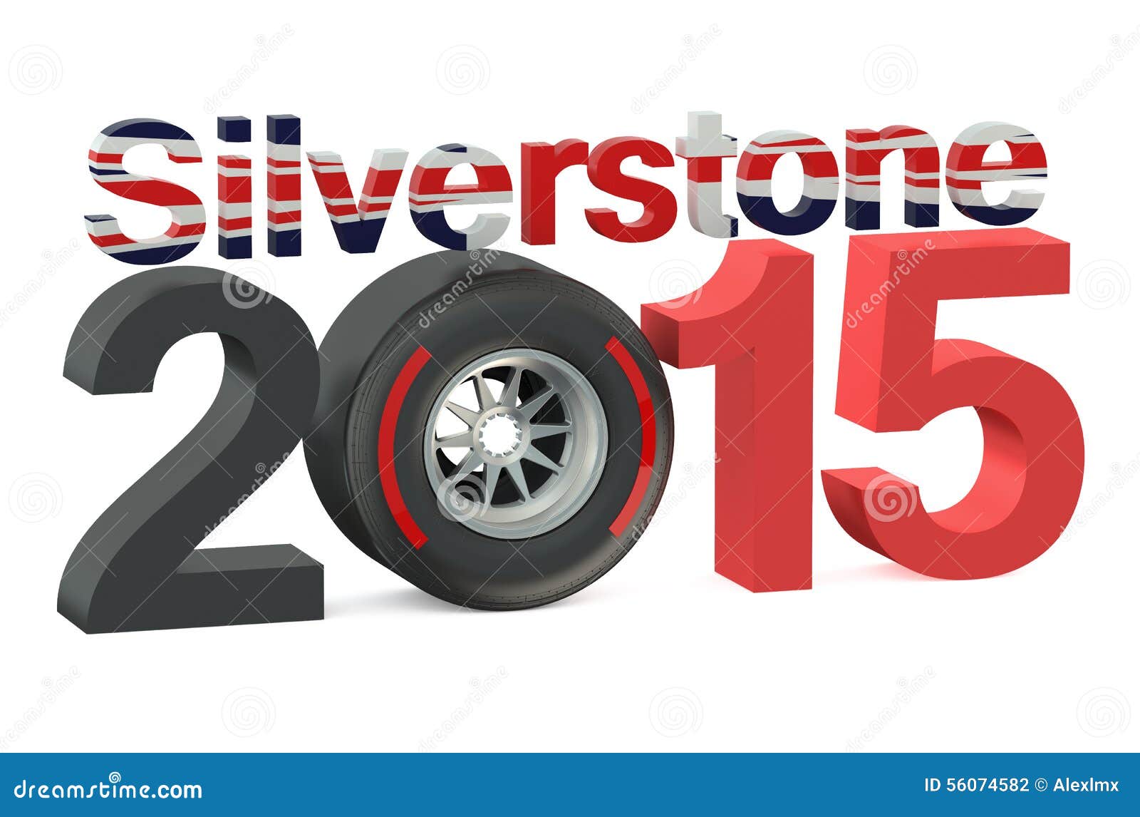 F1 Formula 1 Silverstone 2015 Concept Stock Illustration - Illustration ...