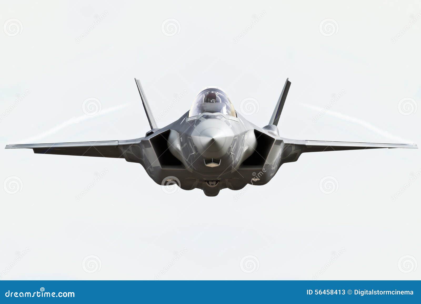 F35 front view close up stock illustration. Illustration of military ...