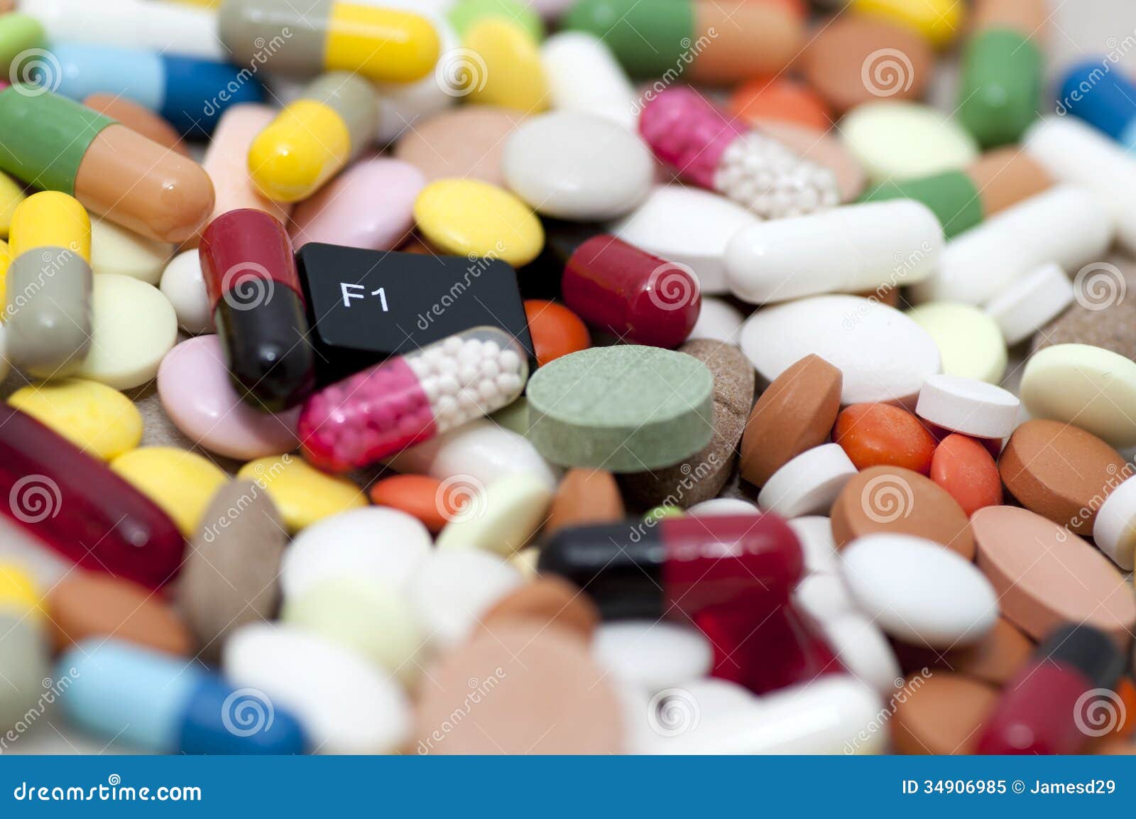 F1 (help) Key among Drugs (help with Drugs) Stock Image - Image of drug ...