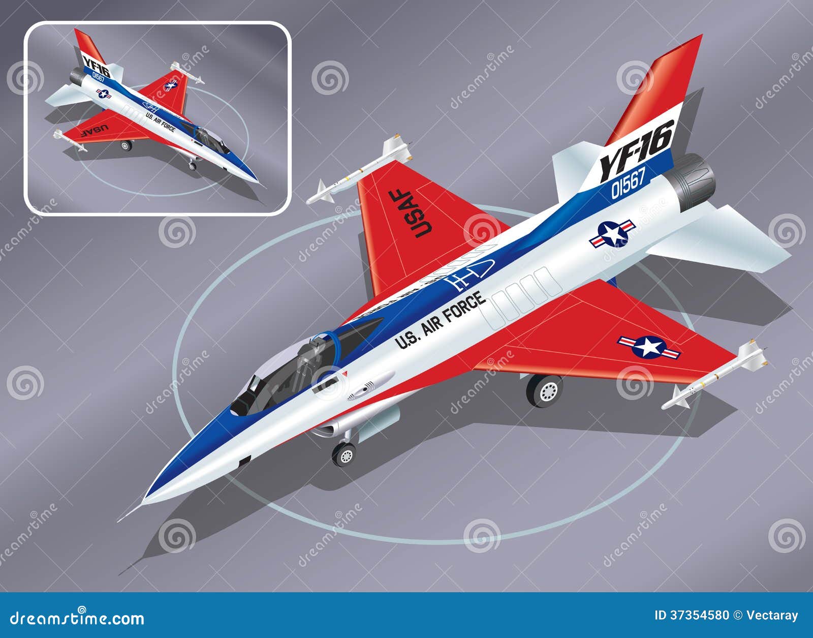 F-16 Jet Fighter stock vector. Illustration of interceptor - 37354580
