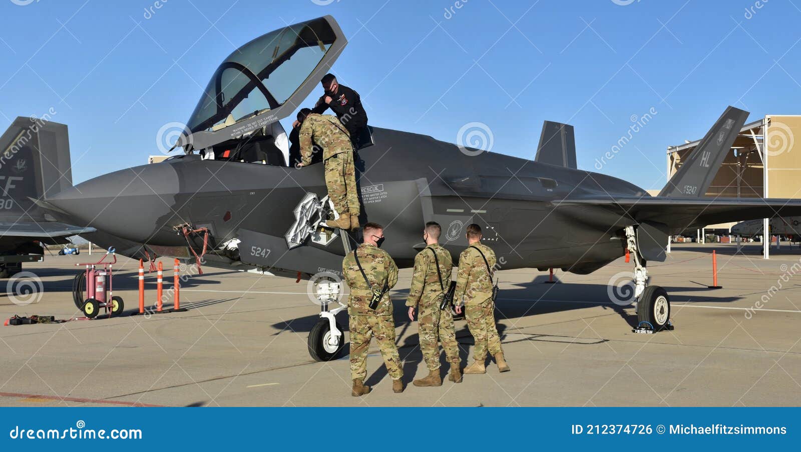 F-35 Jet Undergoing Maintenance Editorial Photo - Image of joint ...