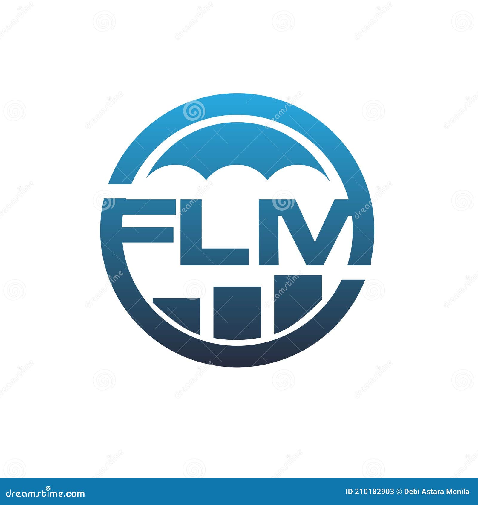 F L M Logo Concept for Management Business Logo Designs Stock Vector ...