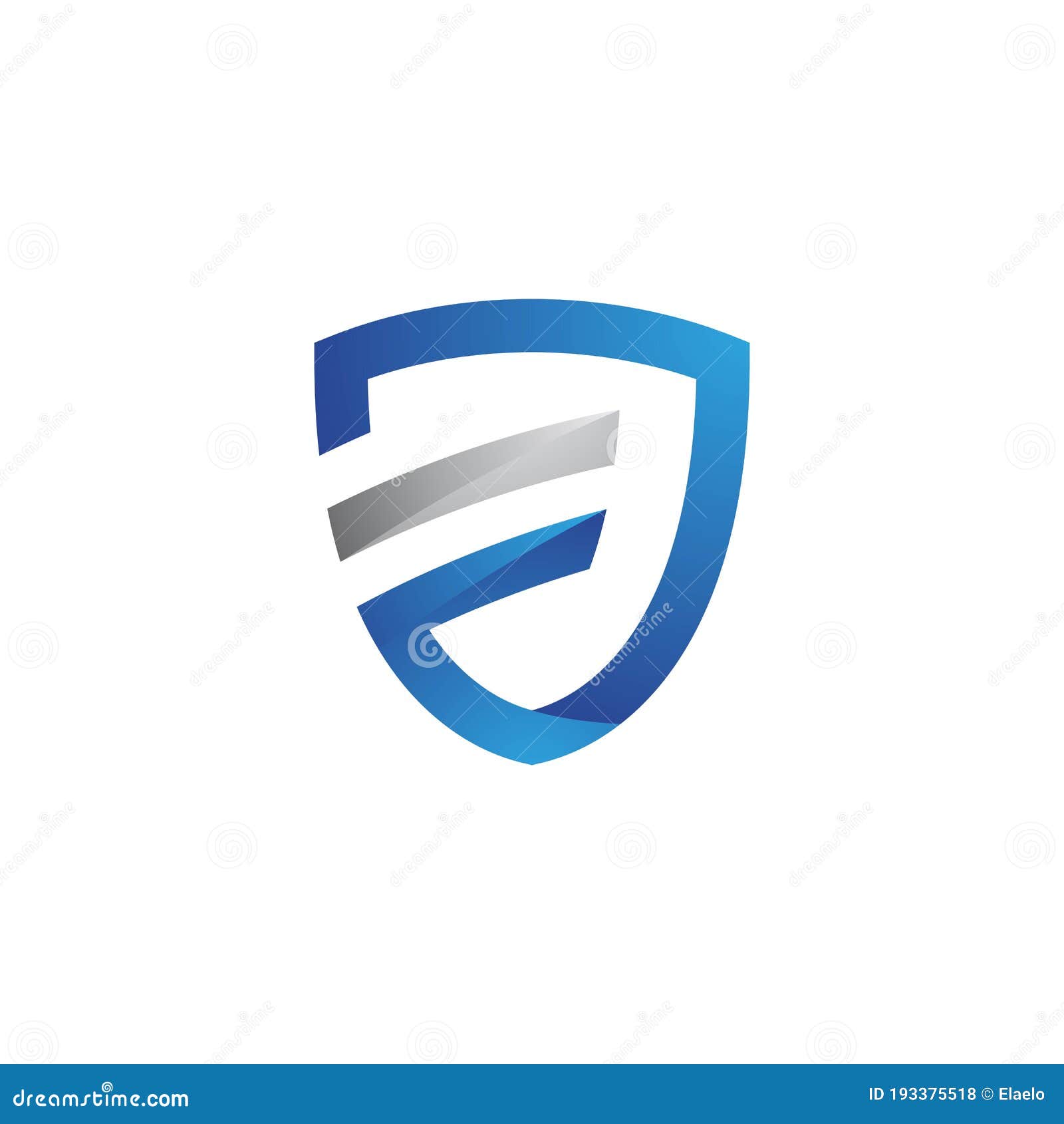 F Letter Shield Vector Illustration Design Stock Vector - Illustration ...