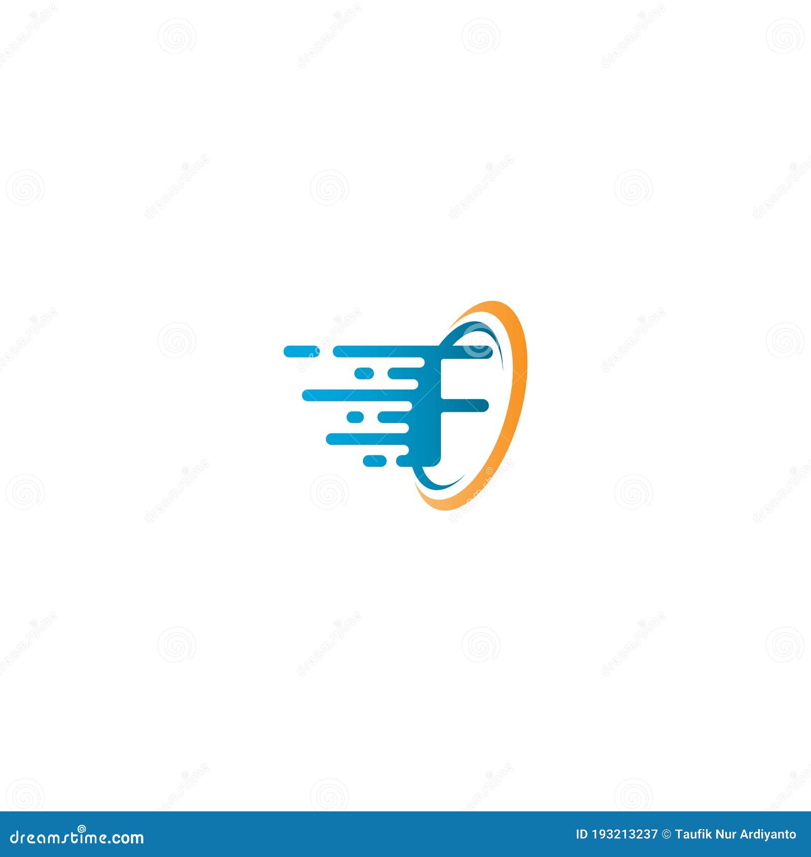 F Letter Speed Circle Logo, Concept Letter F + Icon Speed + Circle ...