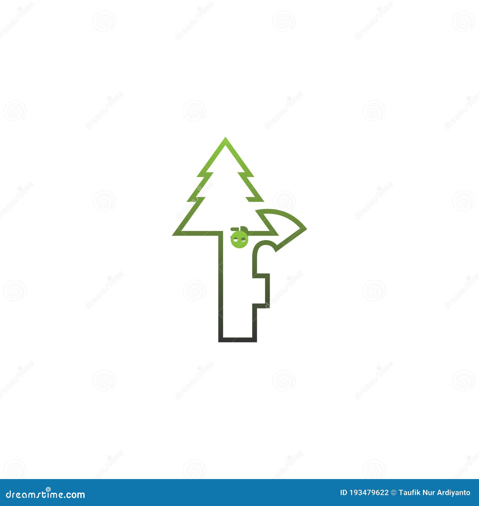 F Letter Tree Logo, Concept Letter F + Icon Tree Vector Stock Vector ...