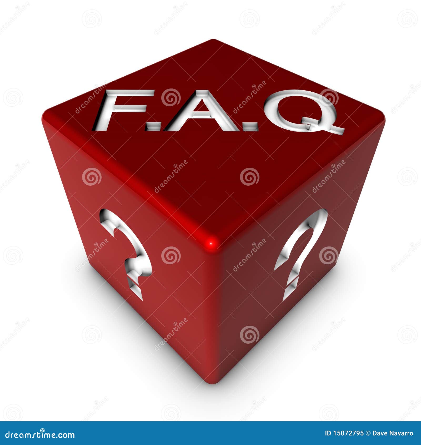 F.a.Q. Dice stock illustration. Illustration of asked - 15072795