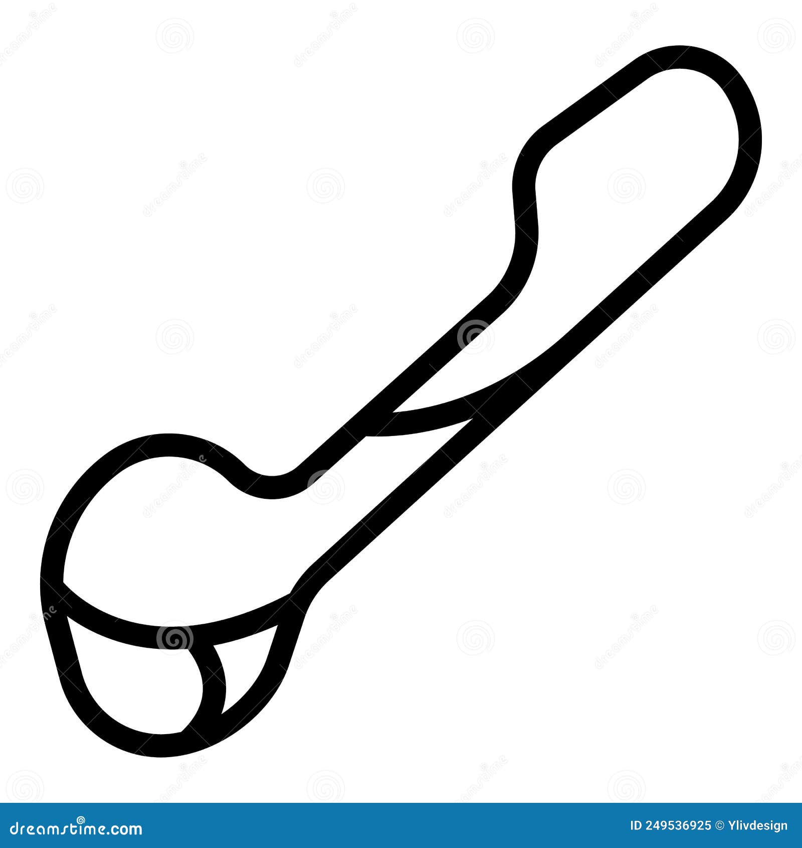 F1 Racetrack Icon Outline Vector. Track Race Stock Vector ...