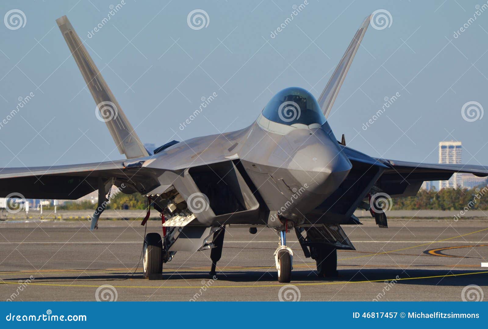 F-22 Raptor stock image. Image of military, taxiing, aviation - 46817457