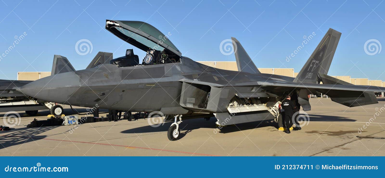 F-22 Raptor Fighter Jet editorial photo. Image of belongs - 212374711