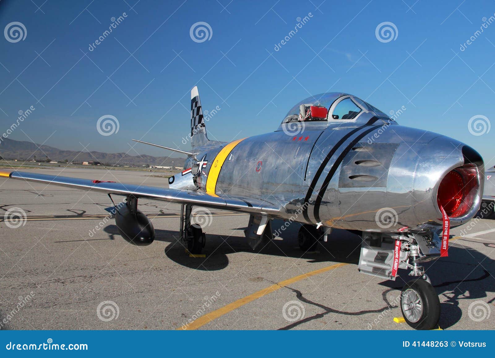 F-86 Sabre Jet stock image. Image of jetfighter, speed - 41448263