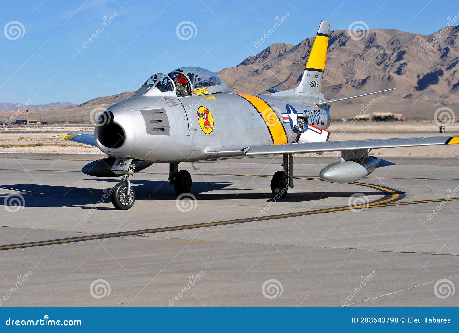 F-86 Sabre editorial stock photo. Image of used, flight - 283643798