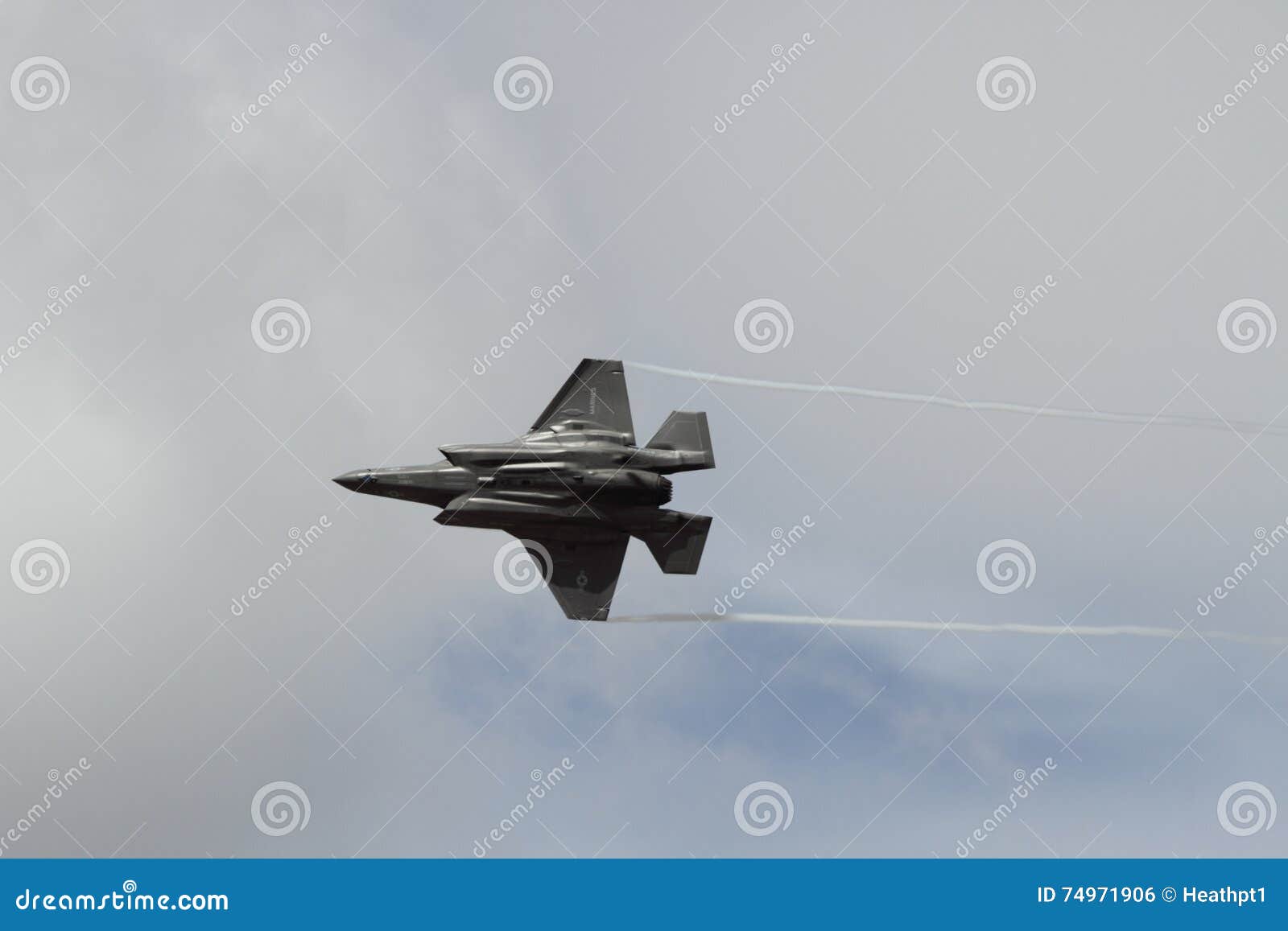 F-35 Stealth Fighter on Display Stock Photo - Image of martin, aircraft ...