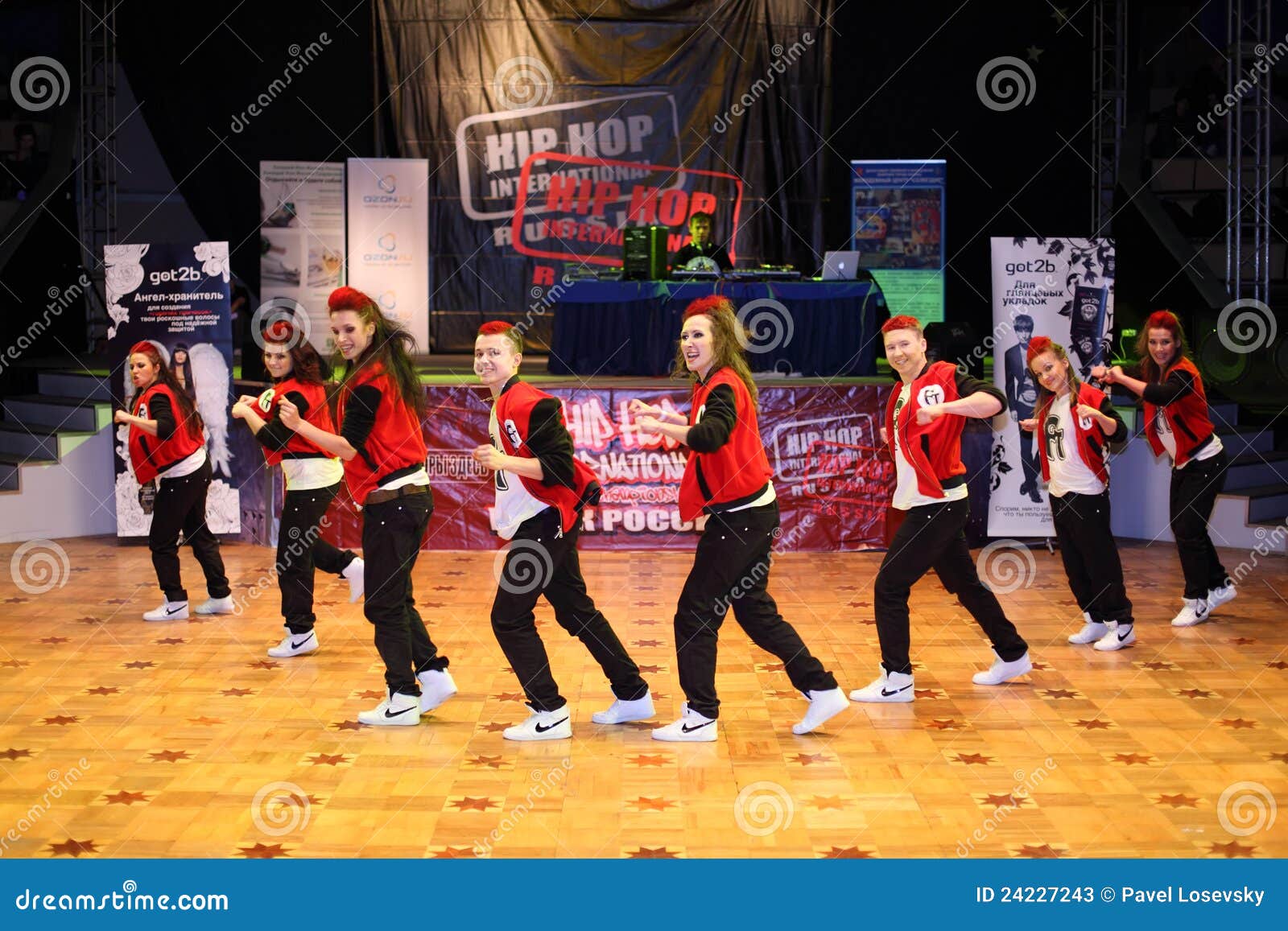 F-team Group Dance at Hip Hop International Cup Editorial Stock Photo ...