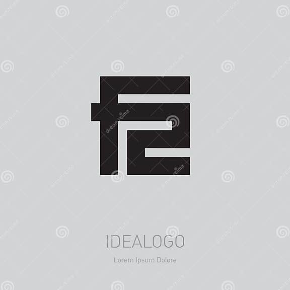 F2 - Vector Design Element or Icon. F and 2 - Logo Stock Vector ...