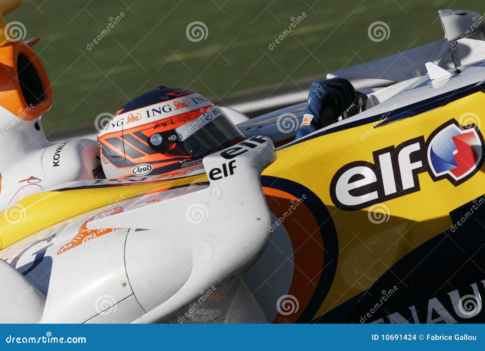 F1 2007 - Heikki Kovalainen Renault Editorial Stock Image - Image of ...