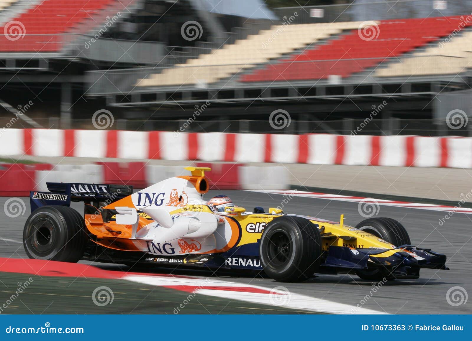 F1 2008 - Nelson Piquet Renault Foto de archivo editorial - Imagen de ...
