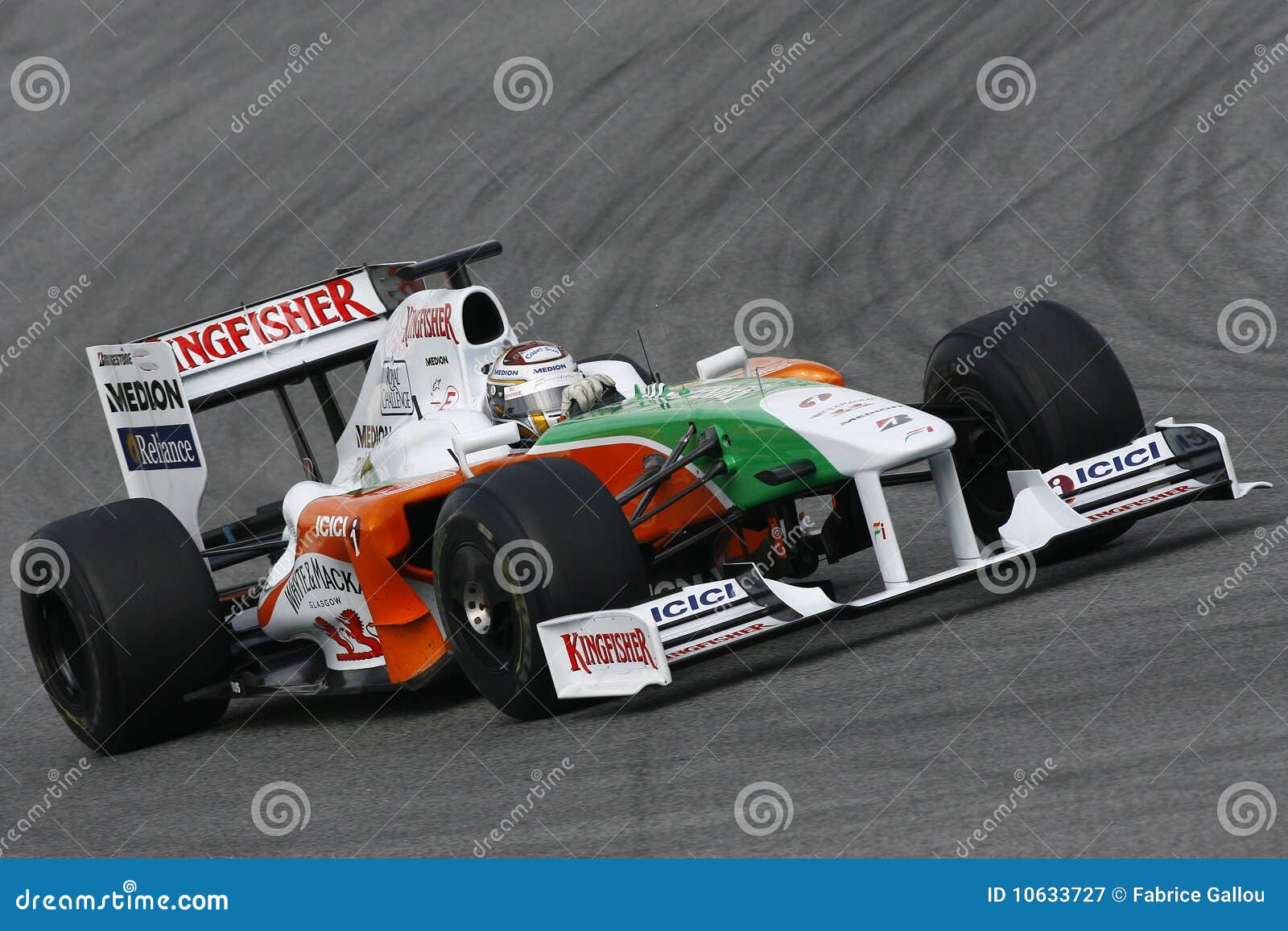 F1 2009 - Adrian Sutil Force India Editorial Photography - Image of ...