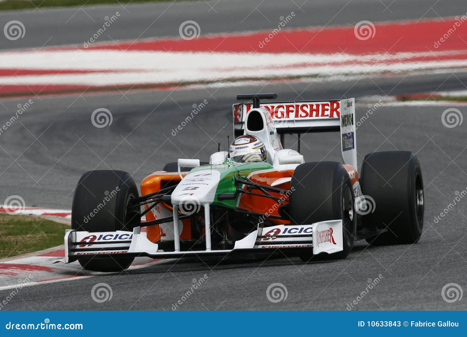 F1 2009 - Adrian Sutil Force India Editorial Stock Photo - Image of ...
