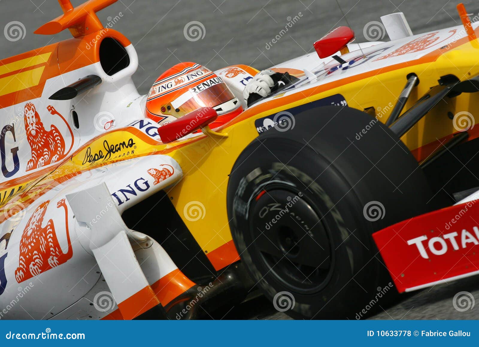 F1 2009 - Nelson Piquet Renault Foto de Stock Editorial - Imagem de ...