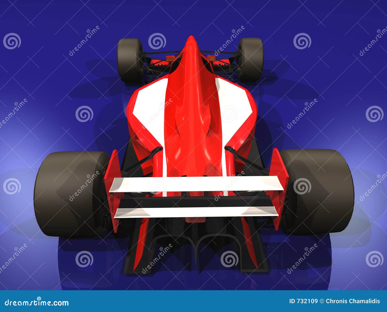 F1 red racing car vol 3 stock illustration. Illustration of fans - 732109
