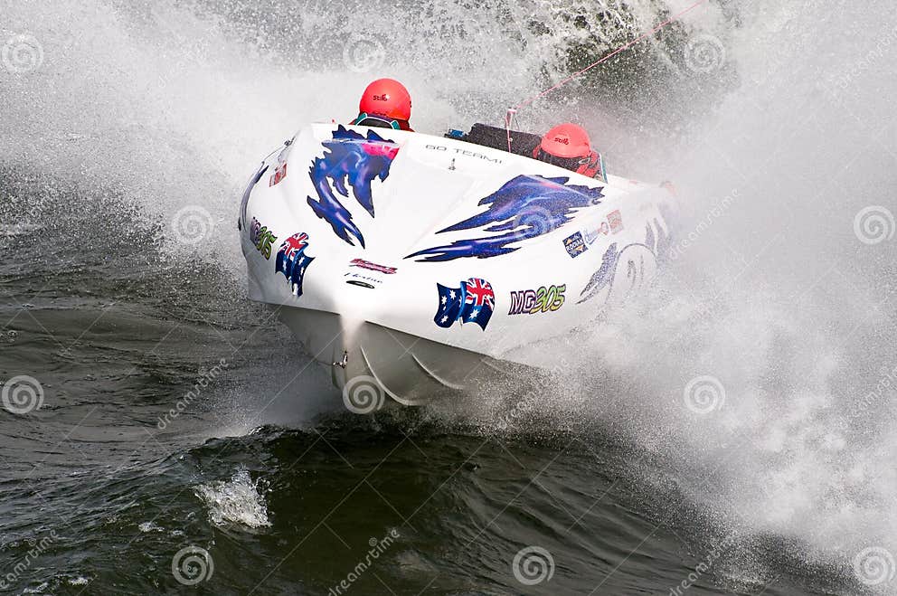 F1 waterski race boat editorial stock photo. Image of race - 10393408