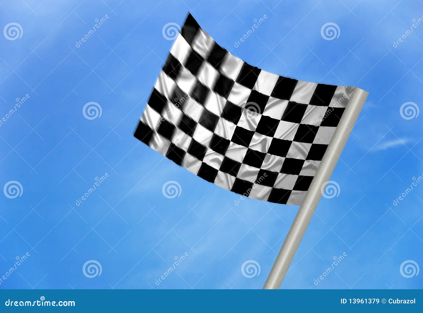 F1 Winner Flag Picture. Image: 13961379