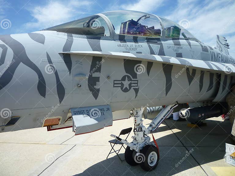 F18 Hornet Cockpit editorial photography. Image of gear - 14350827