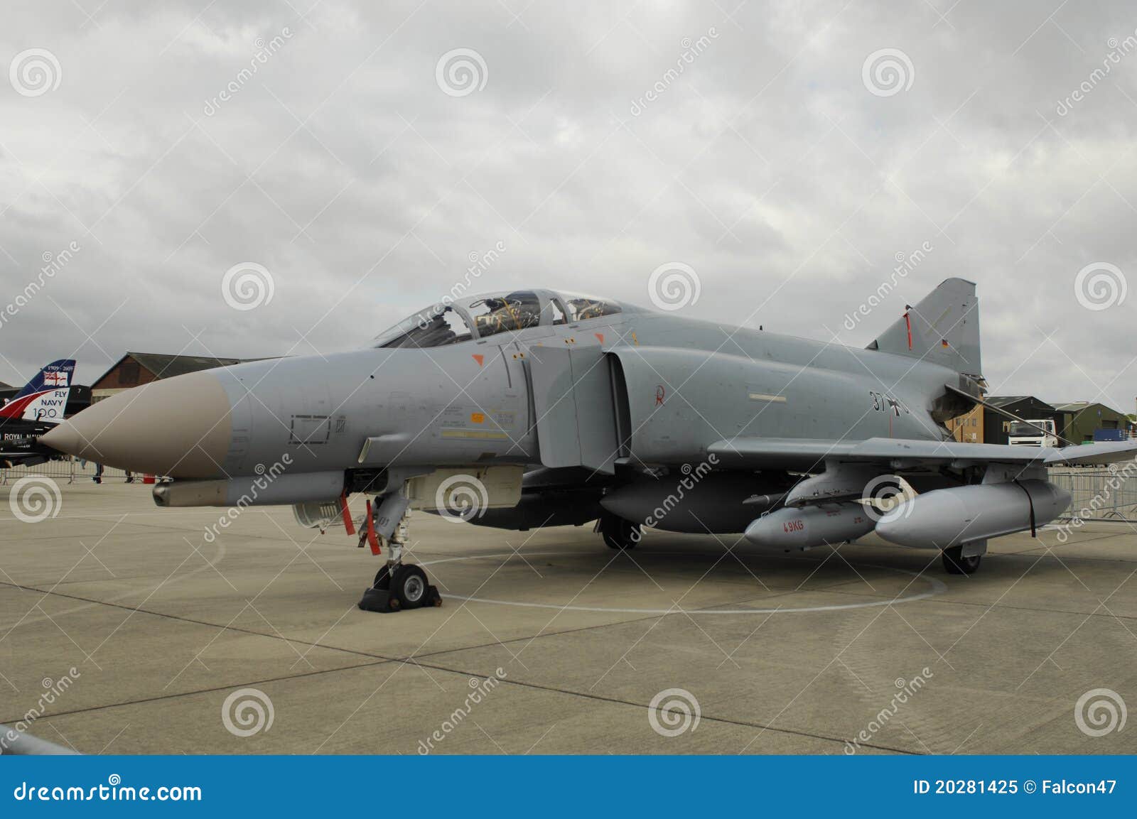 F4 Phantom stock image. Image of cold, aeroplane, grey - 20281425