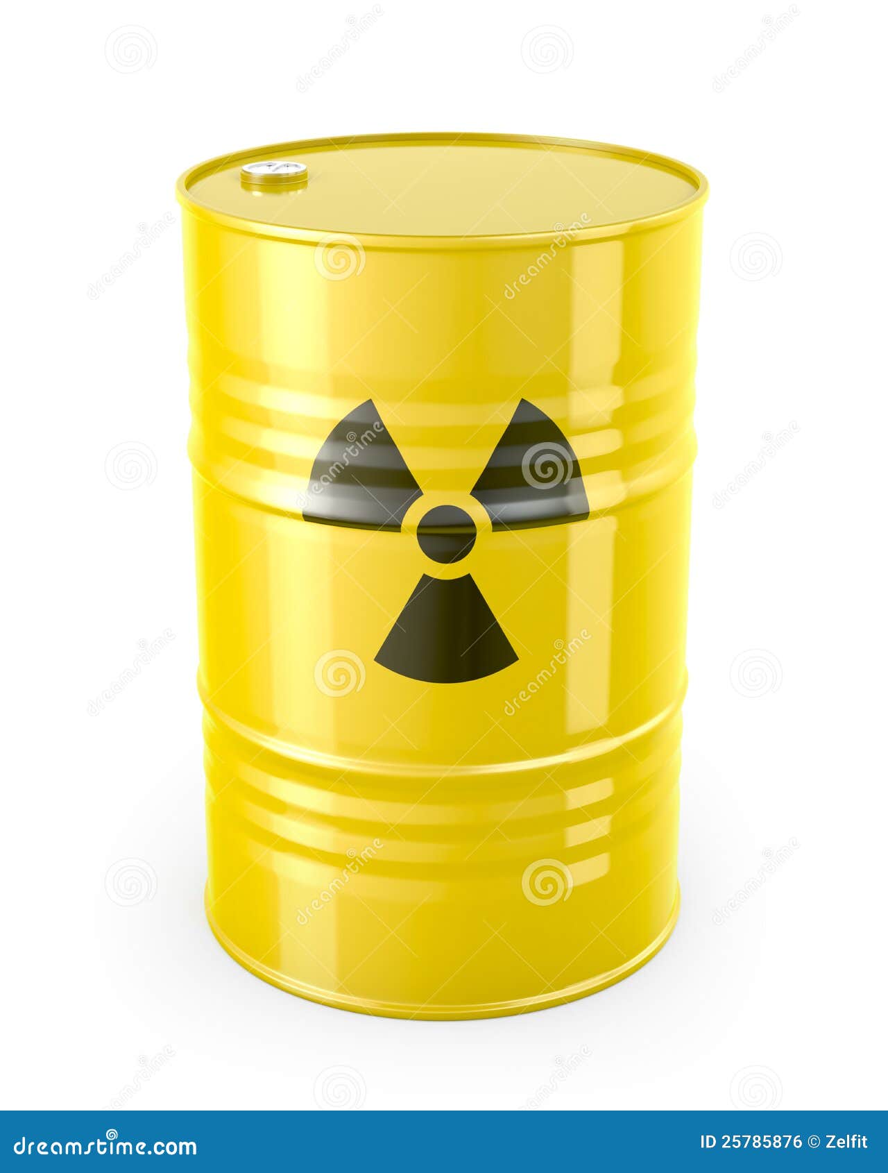 Faß Mit Radioaktivem Symbol Stock Abbildung - Illustration von flanke ...