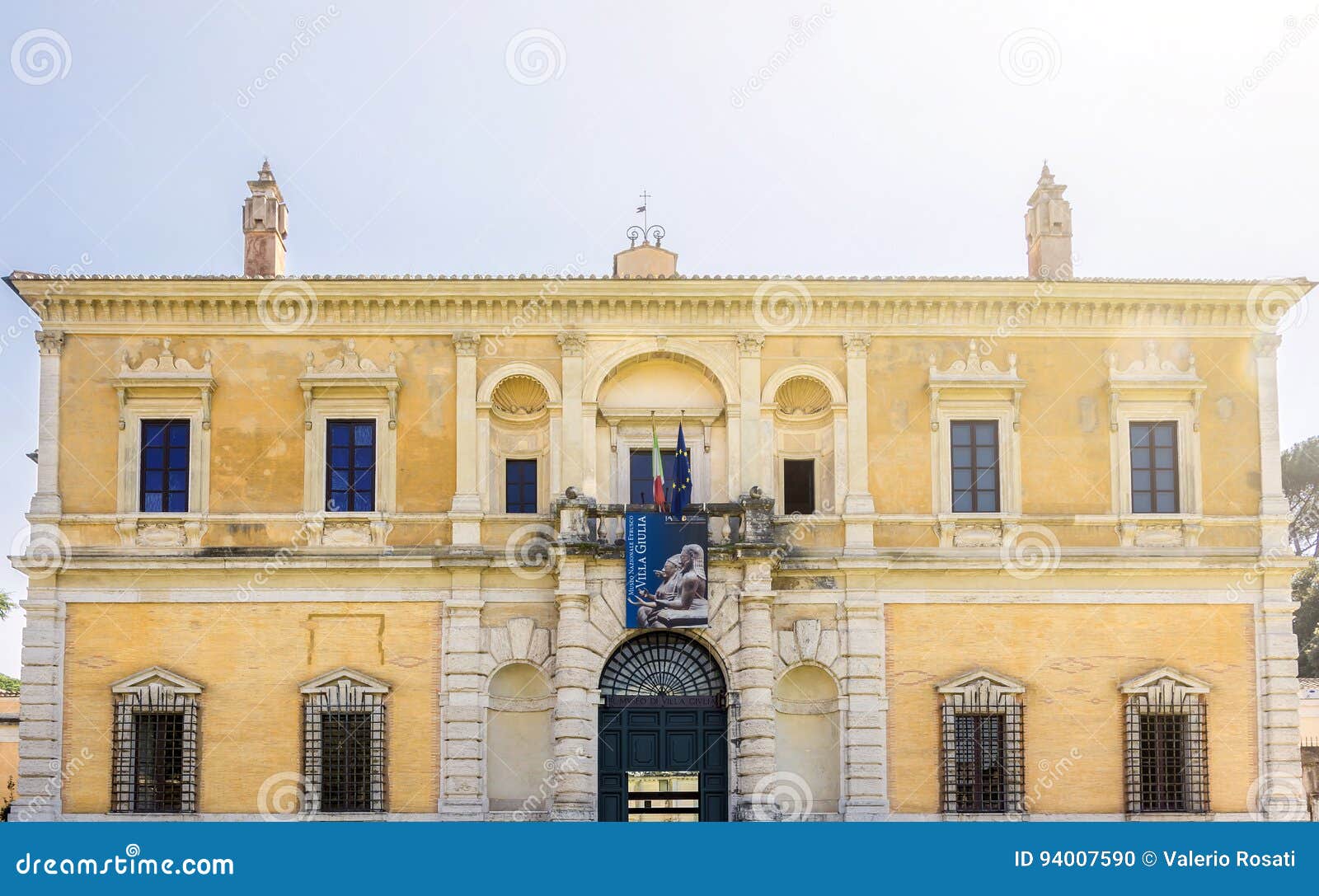 Façade De Villa Giulia à Rome Image éditorial - Image du construction ...