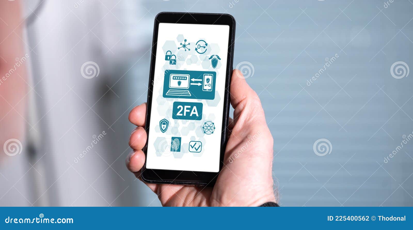2fa Concept on a Smartphone Stock Photo - Image of technology ...