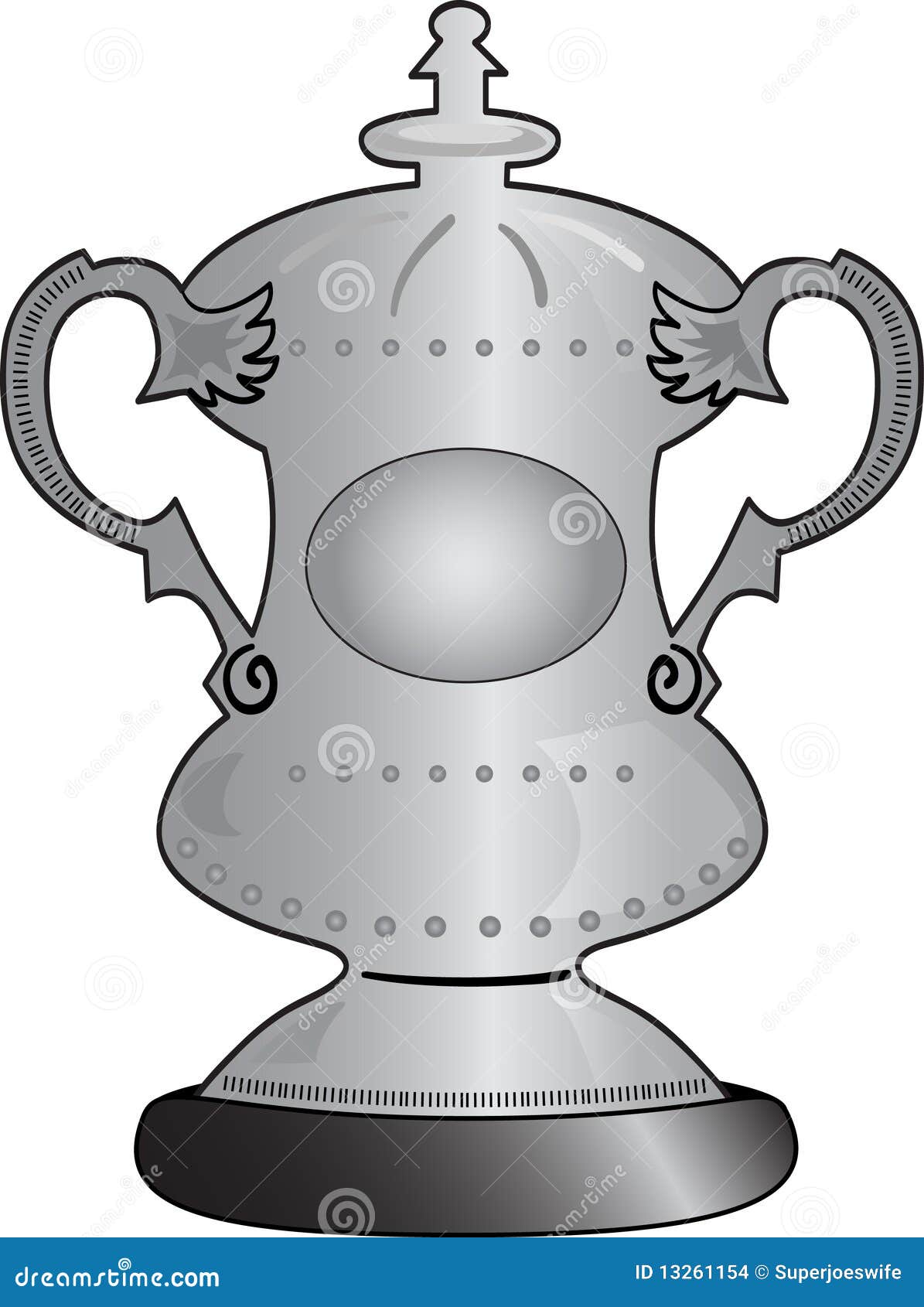 FA cup stock illustration. Illustration of soccer, world - 13261154