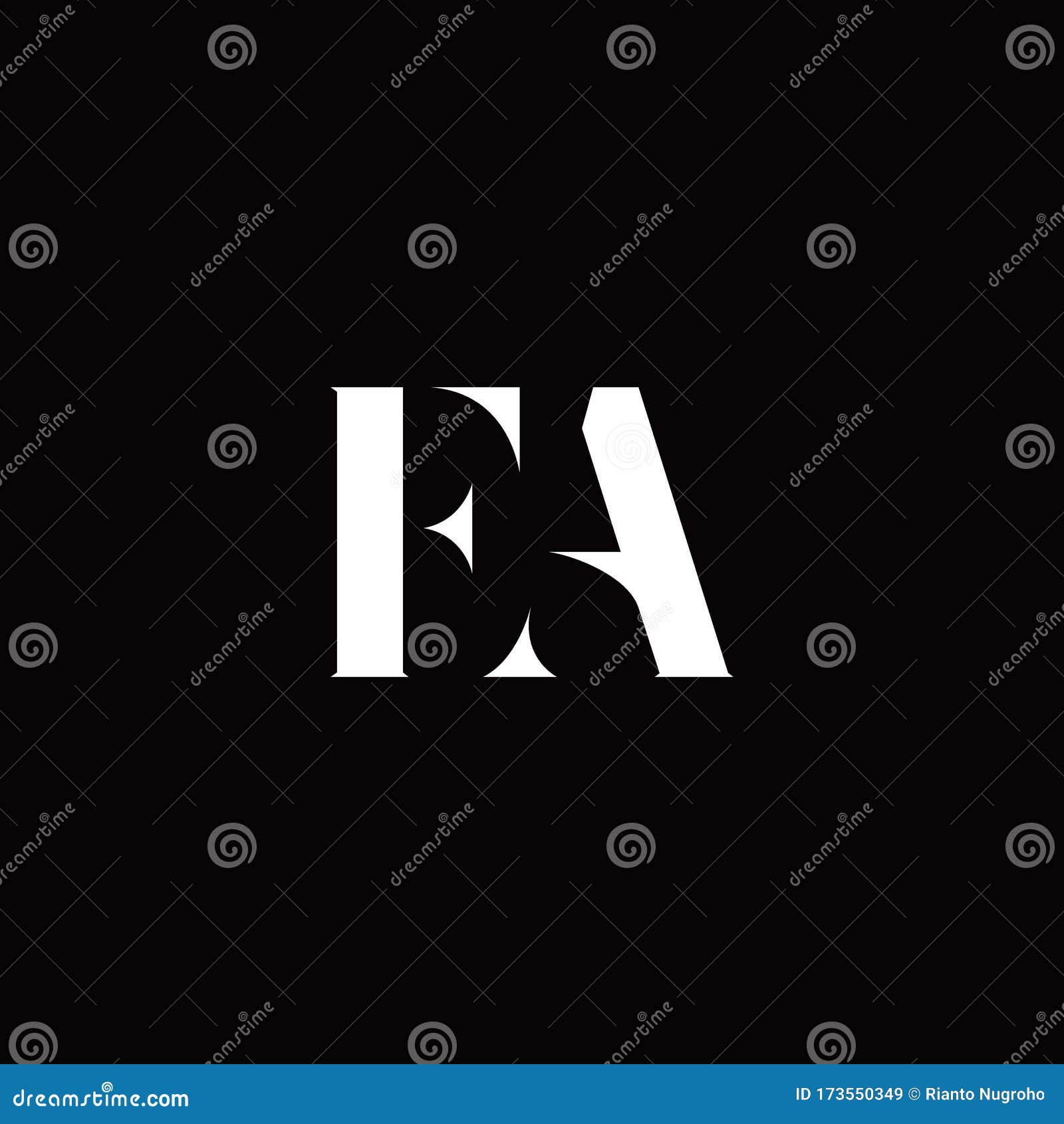 FA Logo Letter Initial Logo Designs Template Stock Vector ...