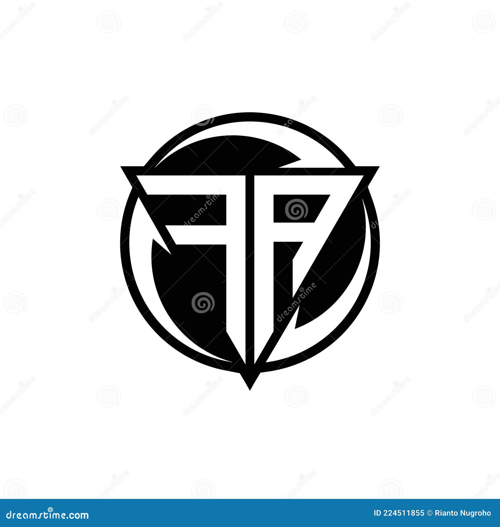 FA Logo Monogram Design Template Stock Vector - Illustration of design ...