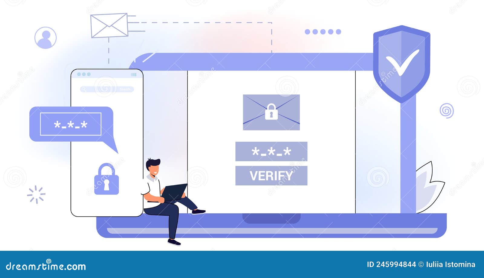 2fa Two Factor Authentication Password Secure Notice Login Verification ... 2fa Two Factor Authentication Password Secure Notice Login Verification ...