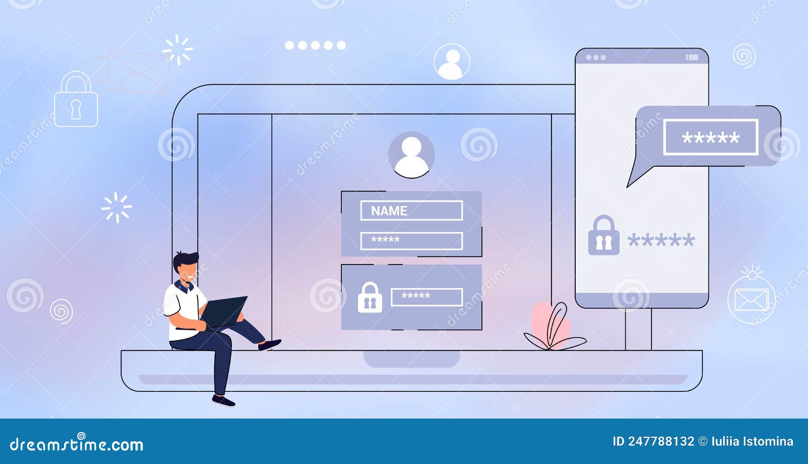 2fa Two Factor Authentication Password Secure Notice Login Verification