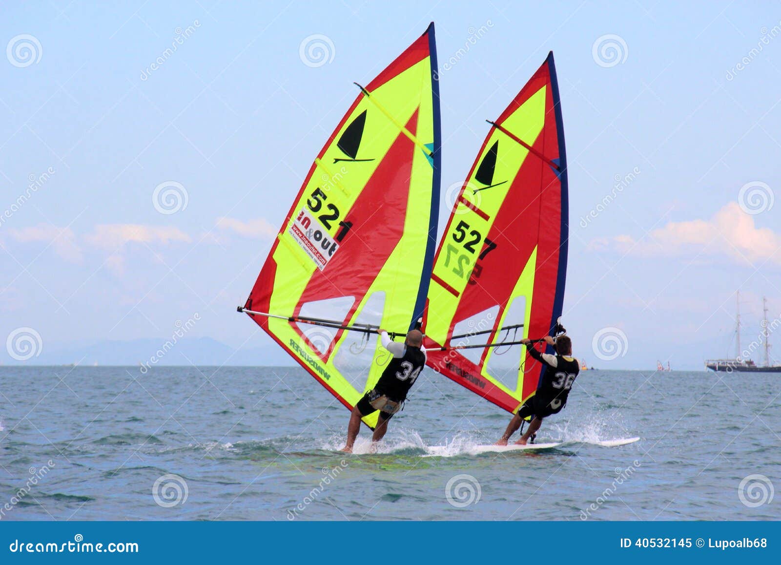 Fa Windsurf, La Classe Del Windsurfer Immagine Editoriale - Immagine di ...