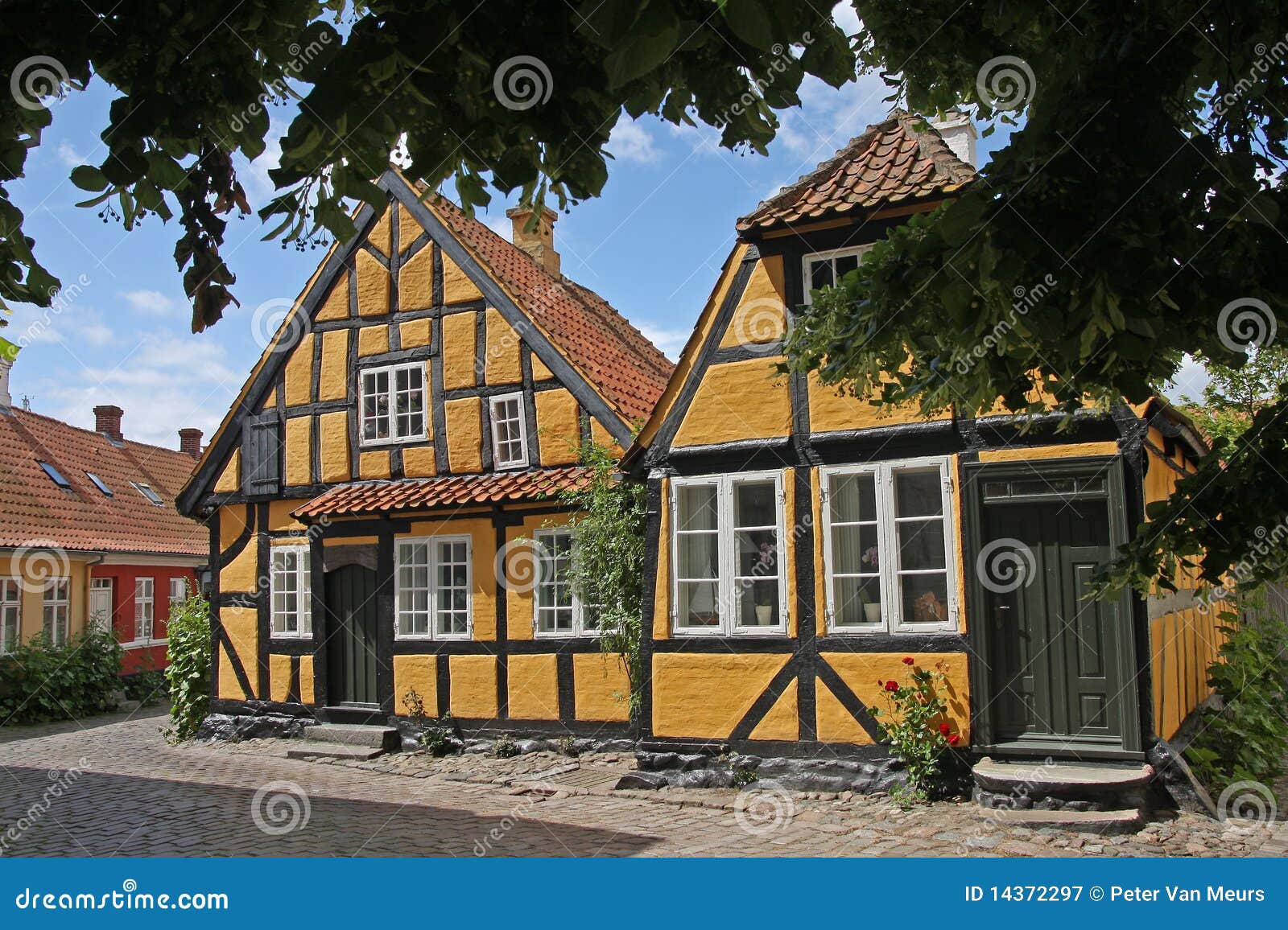 Faaborg stock image. Image of architecture, hous, faaborg - 14372297