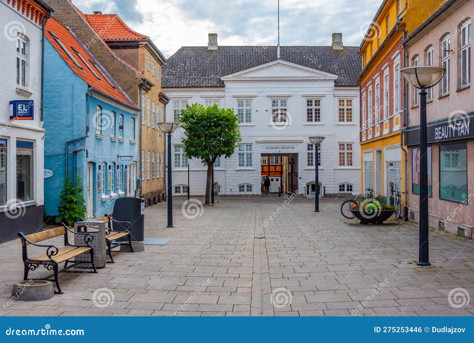 Faaborg, Denmark, June 20, 2022: View of Faaborg Museum at Denma ...