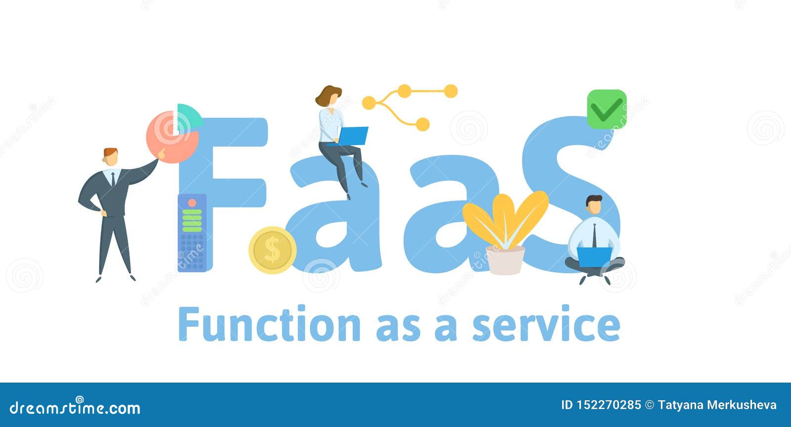 Serverless Vector Illustration. Cloud Based Web App Outline Diagram ... Serverless Vector Illustration. Cloud Based Web App Outline Diagram ...