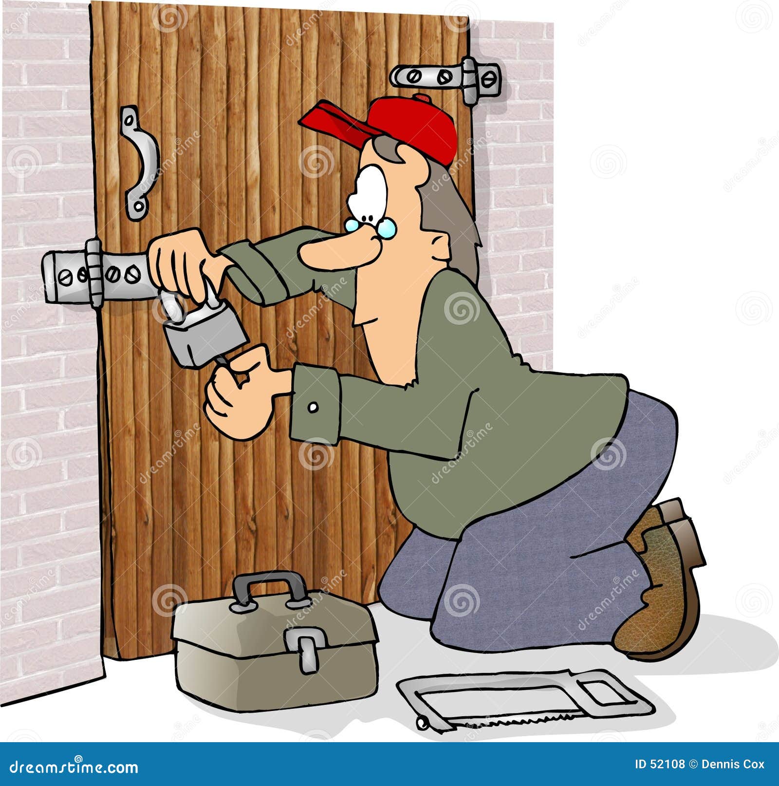 Fabbro illustrazione di stock. Illustrazione di sblocchi - 52108