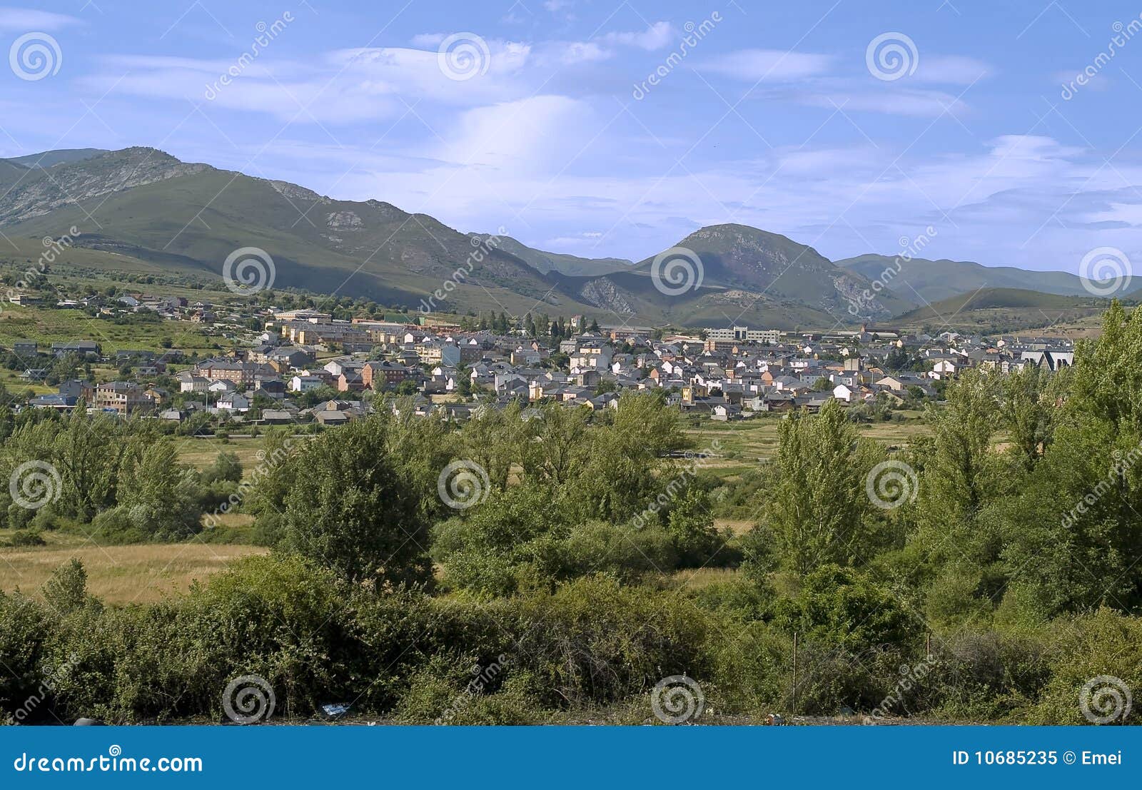 Fabero, Village of Northern Spain Stock Image - Image of europe, spain ...