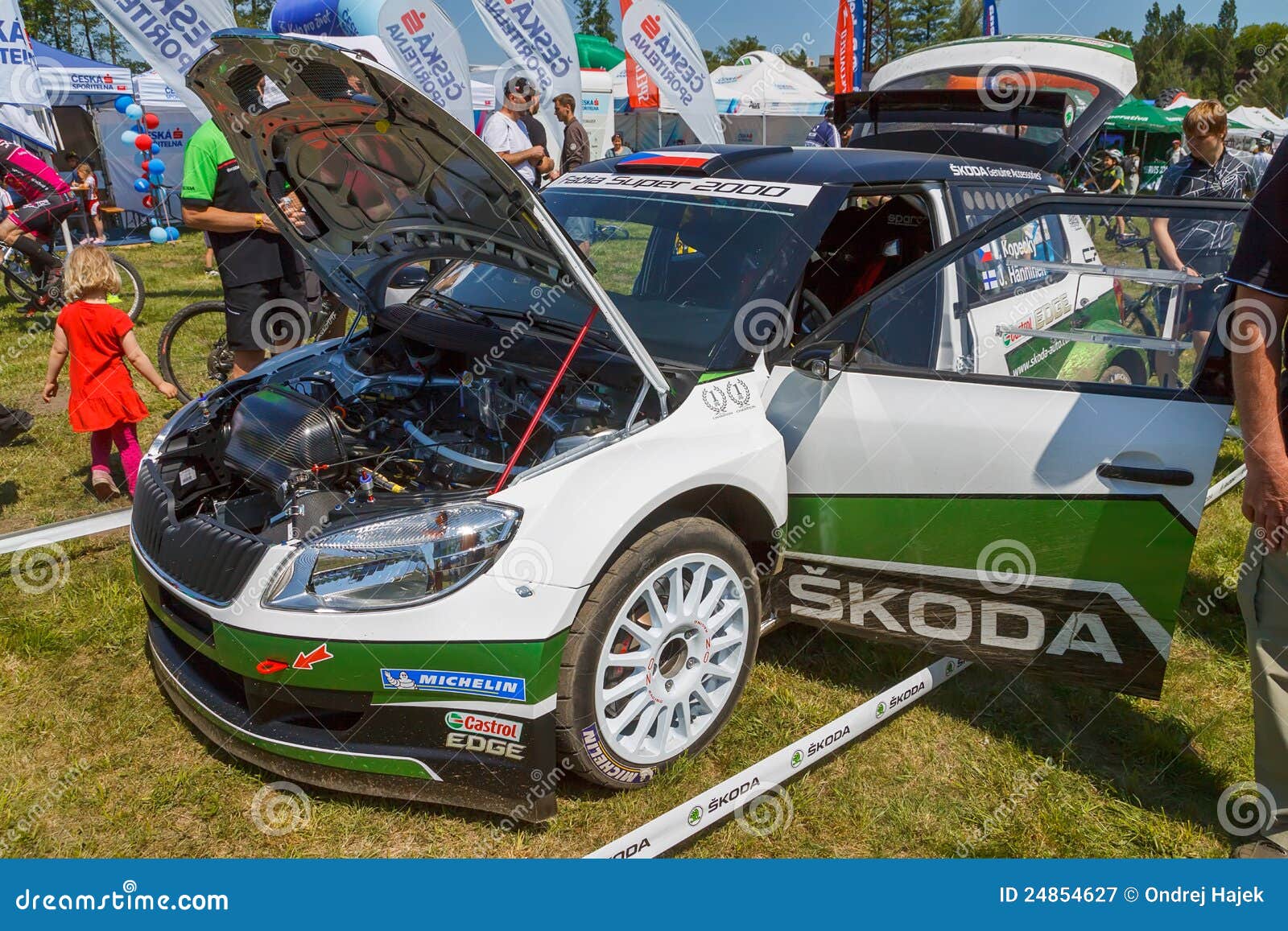 Fabia S2000 race car editorial photography. Image of czech - 24854627