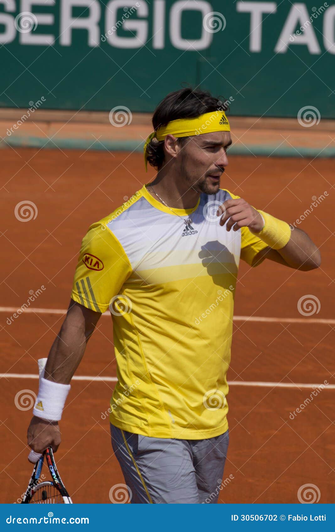 Fabio Fognini Italian Tennis Player Editorial Photography Image Of Professional Montecarlo