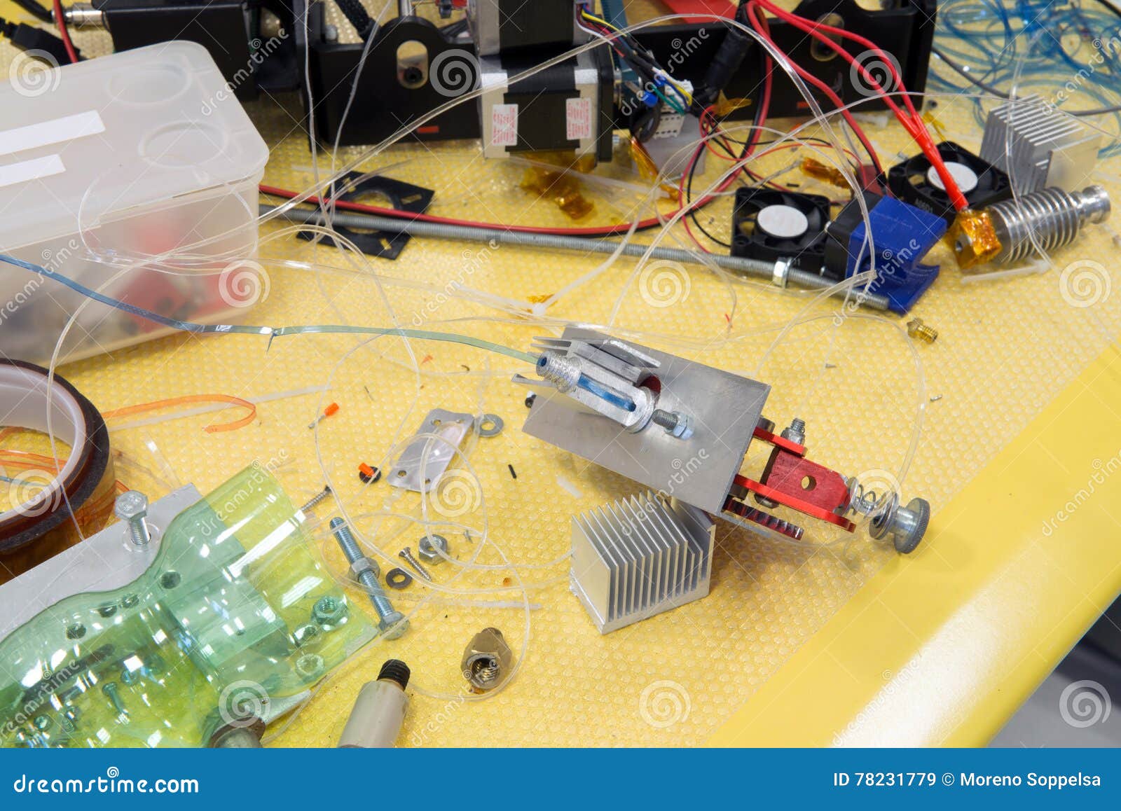 Fablab and 3D Printing stock image. Image of digital - 78231779